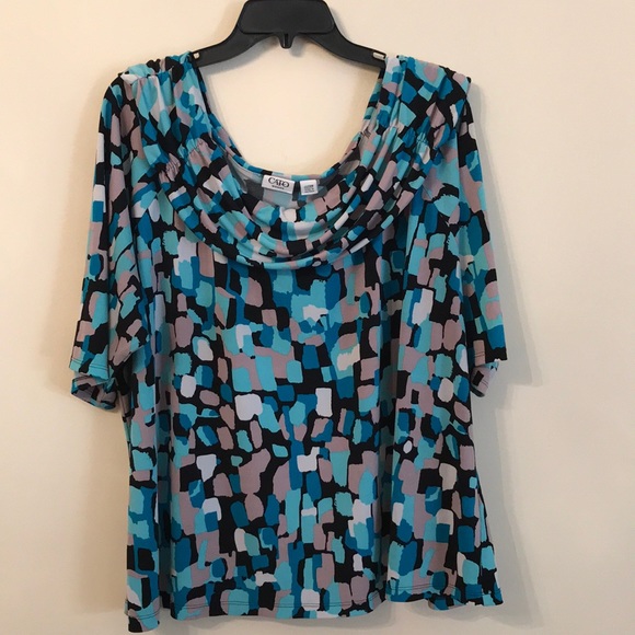Cato | Tops | Cato Drape Neck Blouse | Poshmark